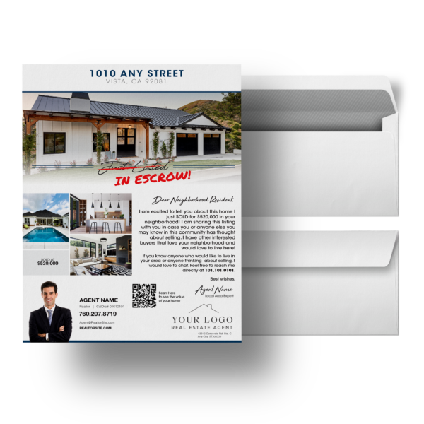 PRINT & MAIL LETTERS - Print Marketing Cafe Real Estate Marketing Flyer